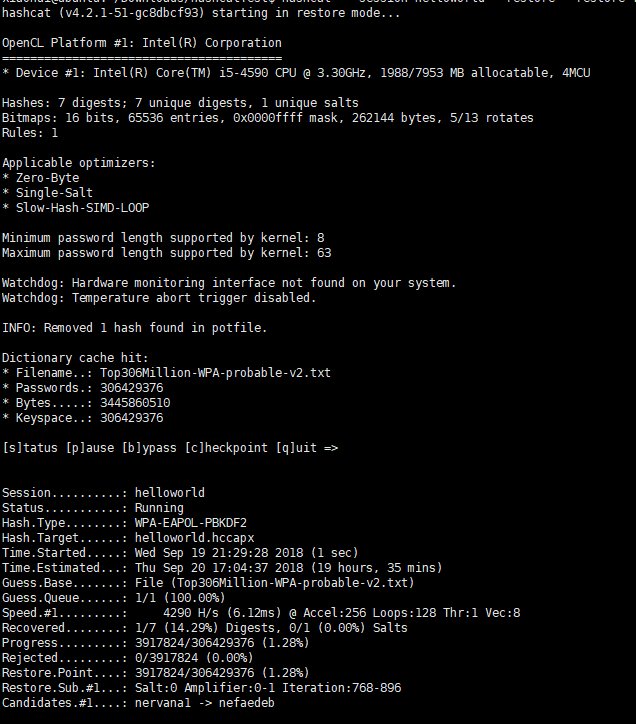 Hashcat使用说明 - Alfons's Blog